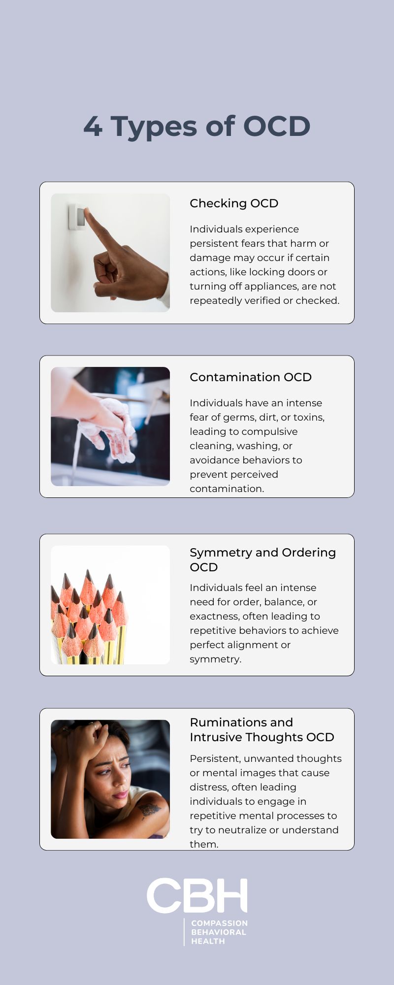4 Common Types of OCD - Symptoms & Treatments